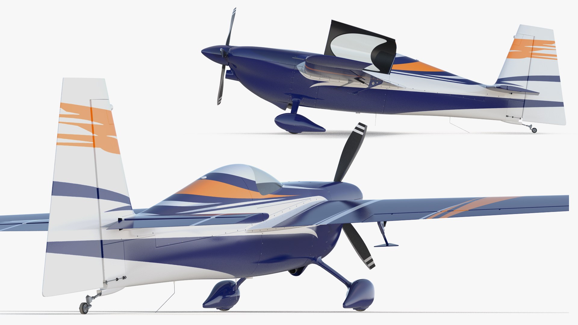 Sport Aerobatic Aircraft Generic 3D - TurboSquid 1465428