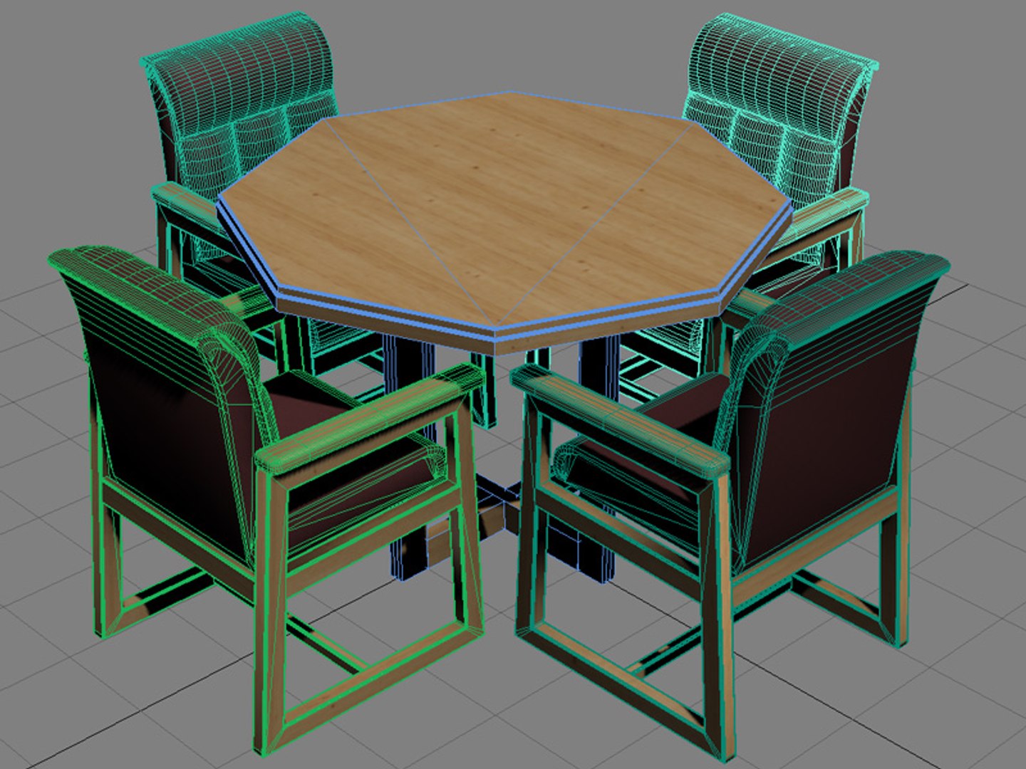 3D office conference table - TurboSquid 1186013