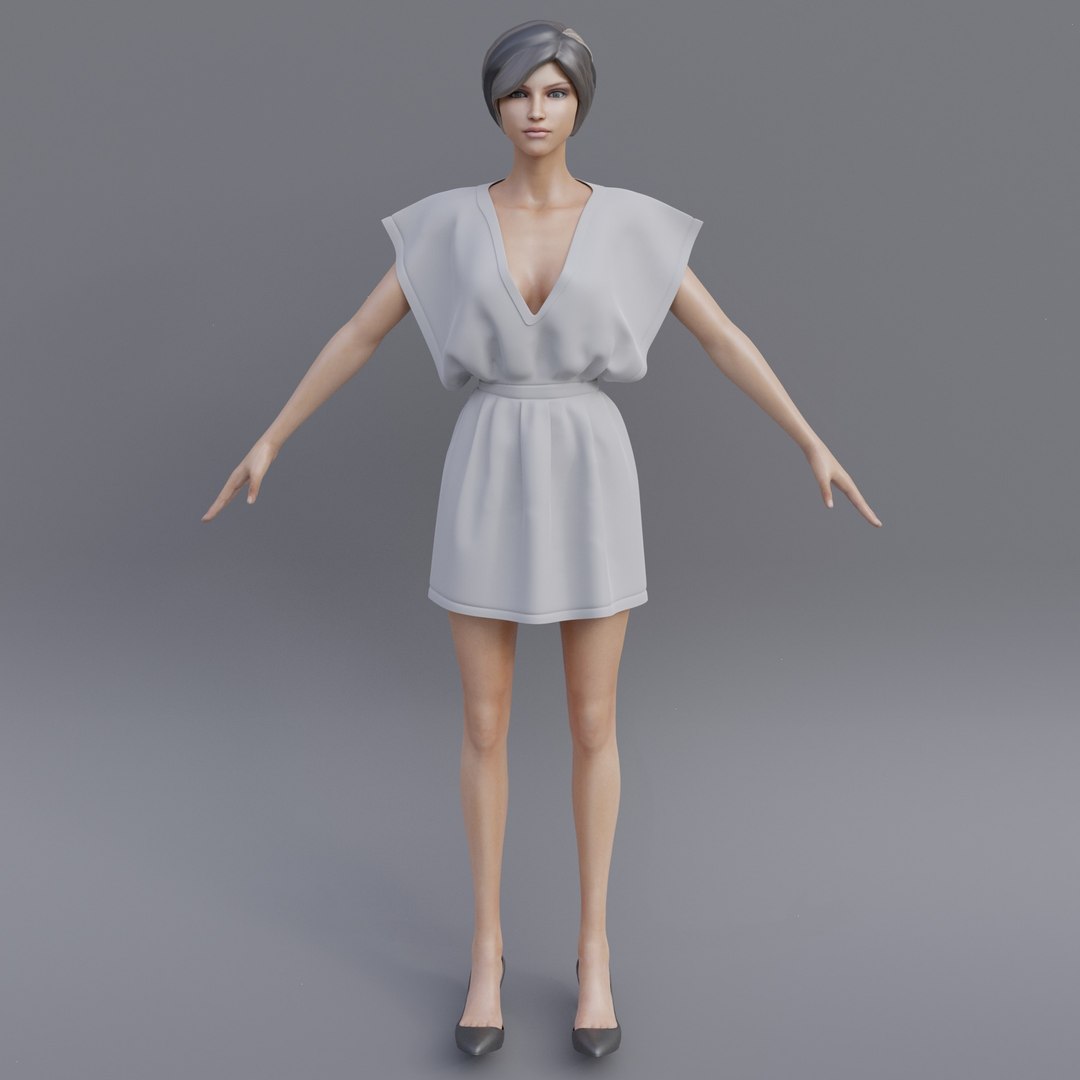 3D Dress Model - TurboSquid 1576854