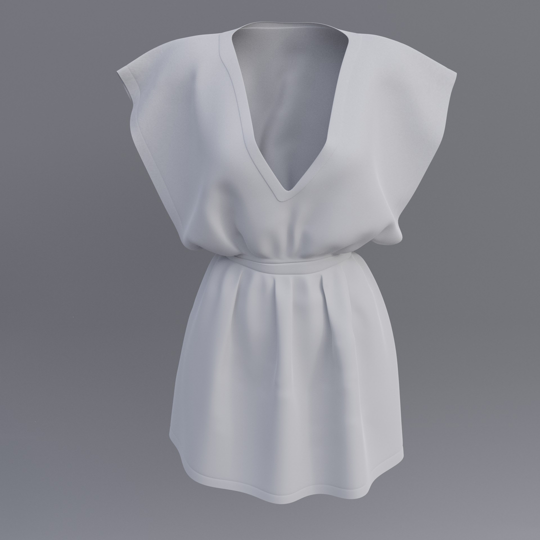 3D Dress Model - TurboSquid 1576854