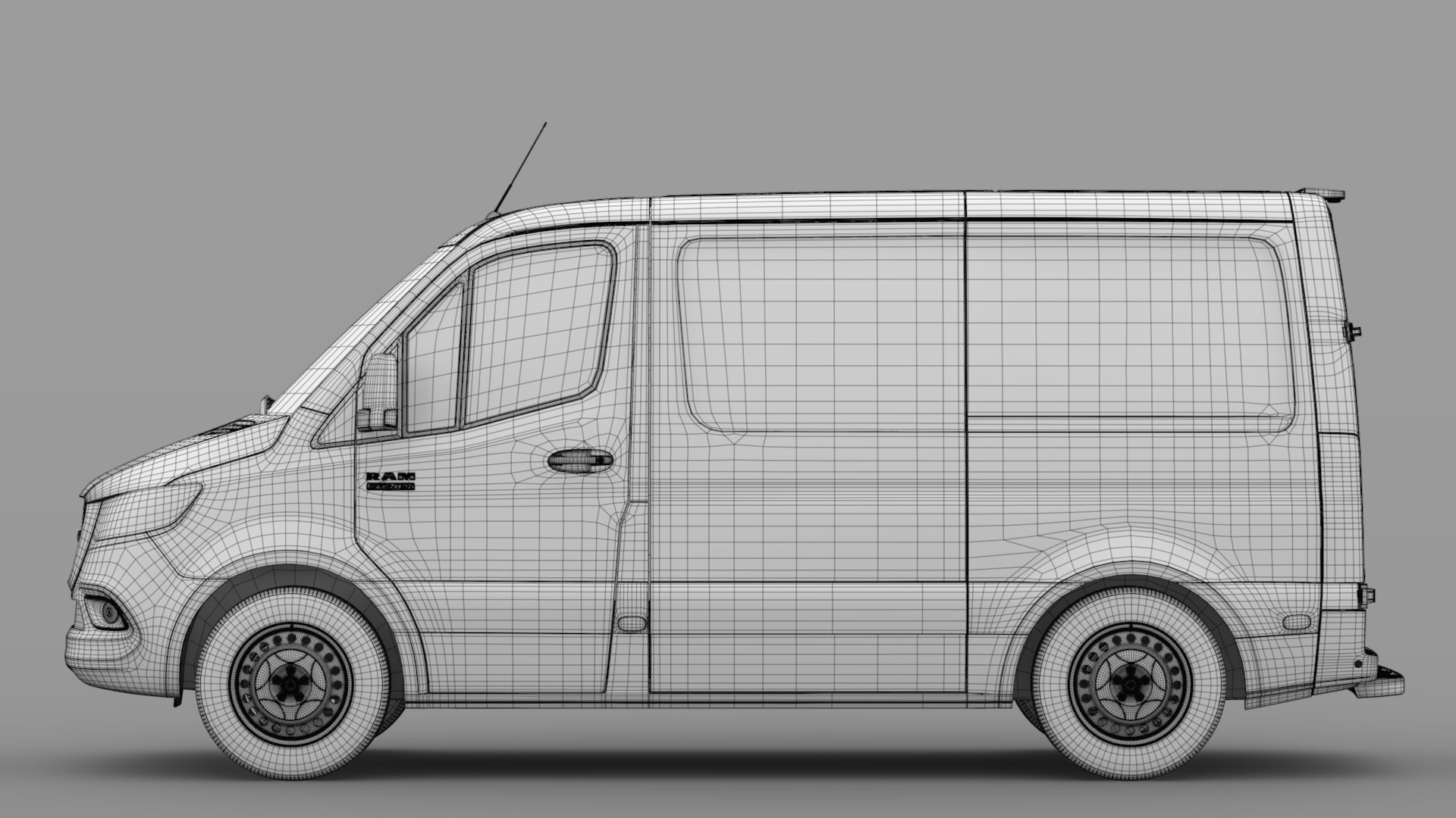 3D Ram Sprinter Panel Van - TurboSquid 1360934