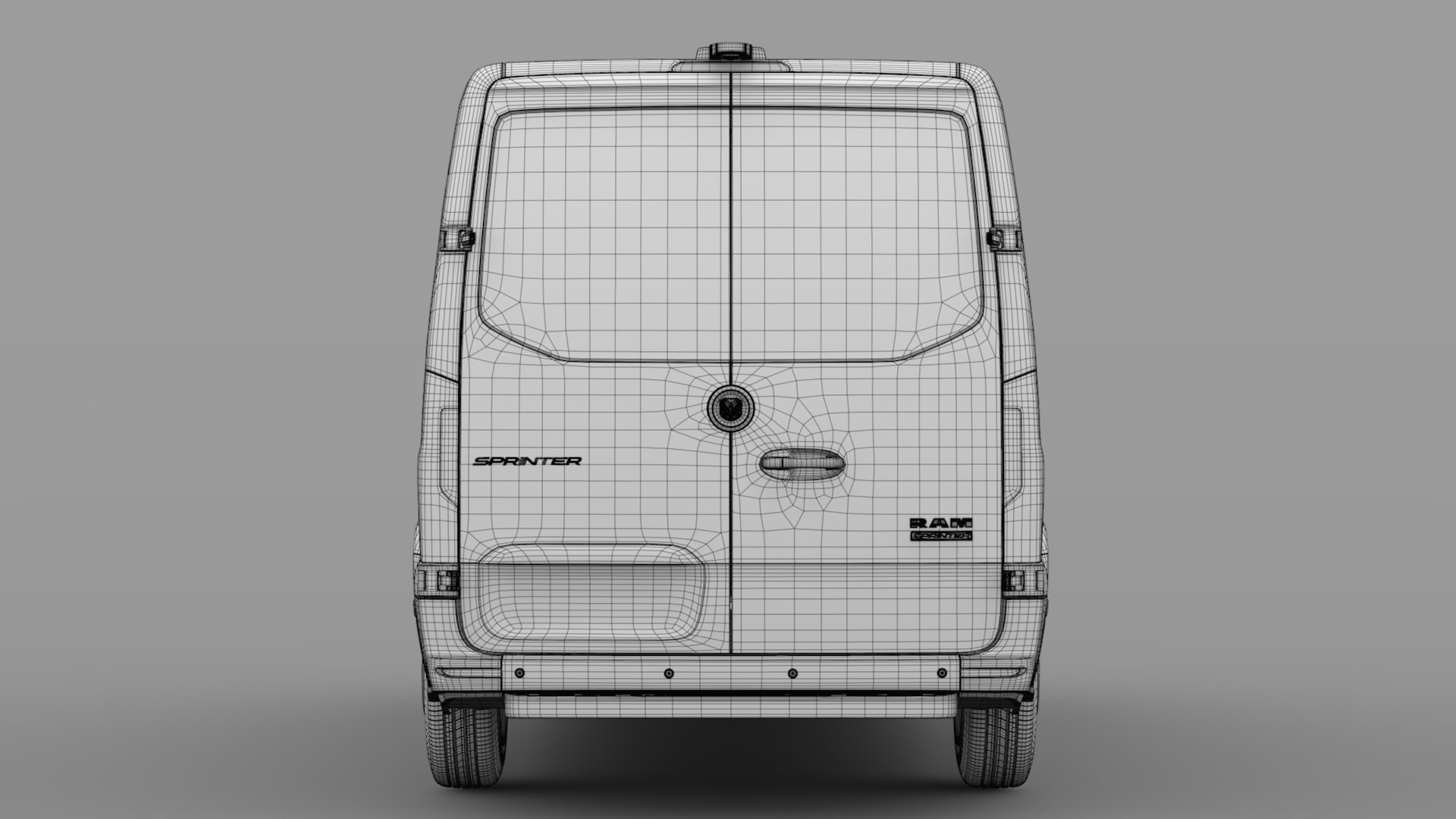 3D Ram Sprinter Panel Van - TurboSquid 1360934