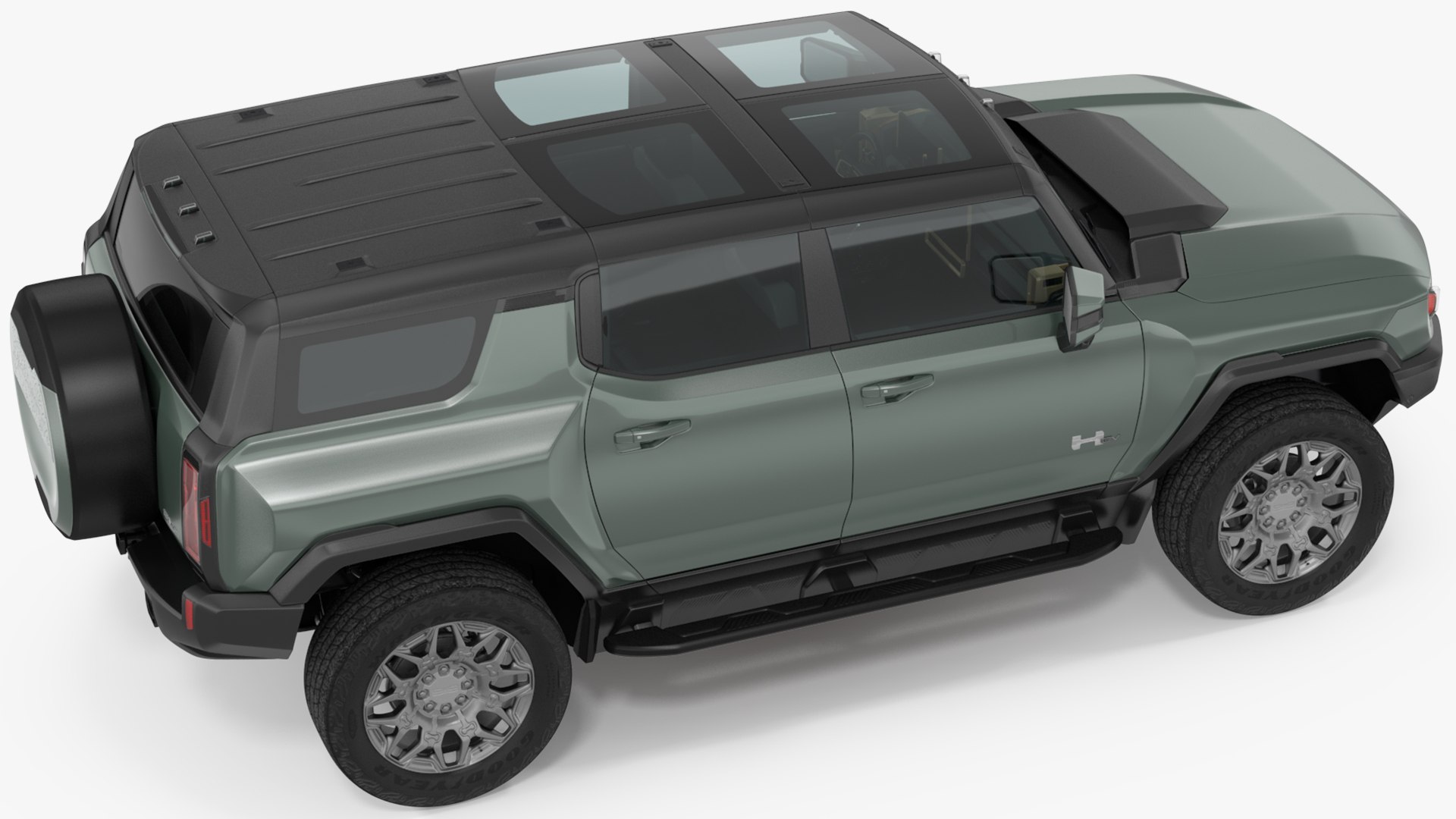 GMC Hummer EV SUV Simple Interior 3D model - TurboSquid 1905371