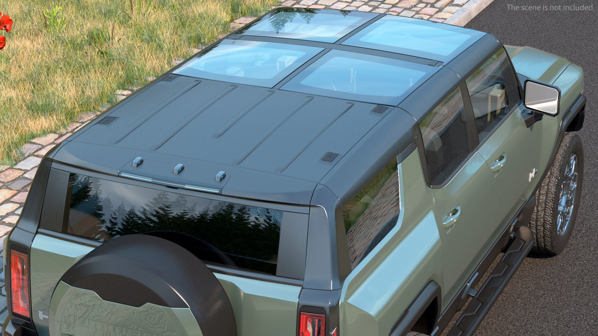 GMC Hummer EV SUV Simple Interior 3D model - TurboSquid 1905371