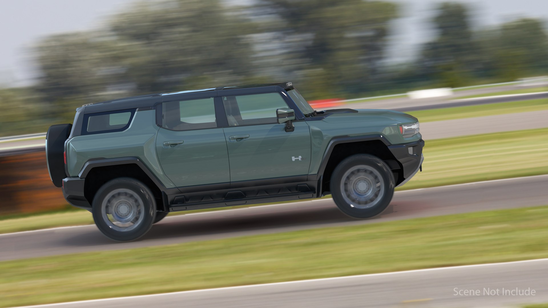 GMC Hummer EV SUV Simple Interior 3D model - TurboSquid 1905371