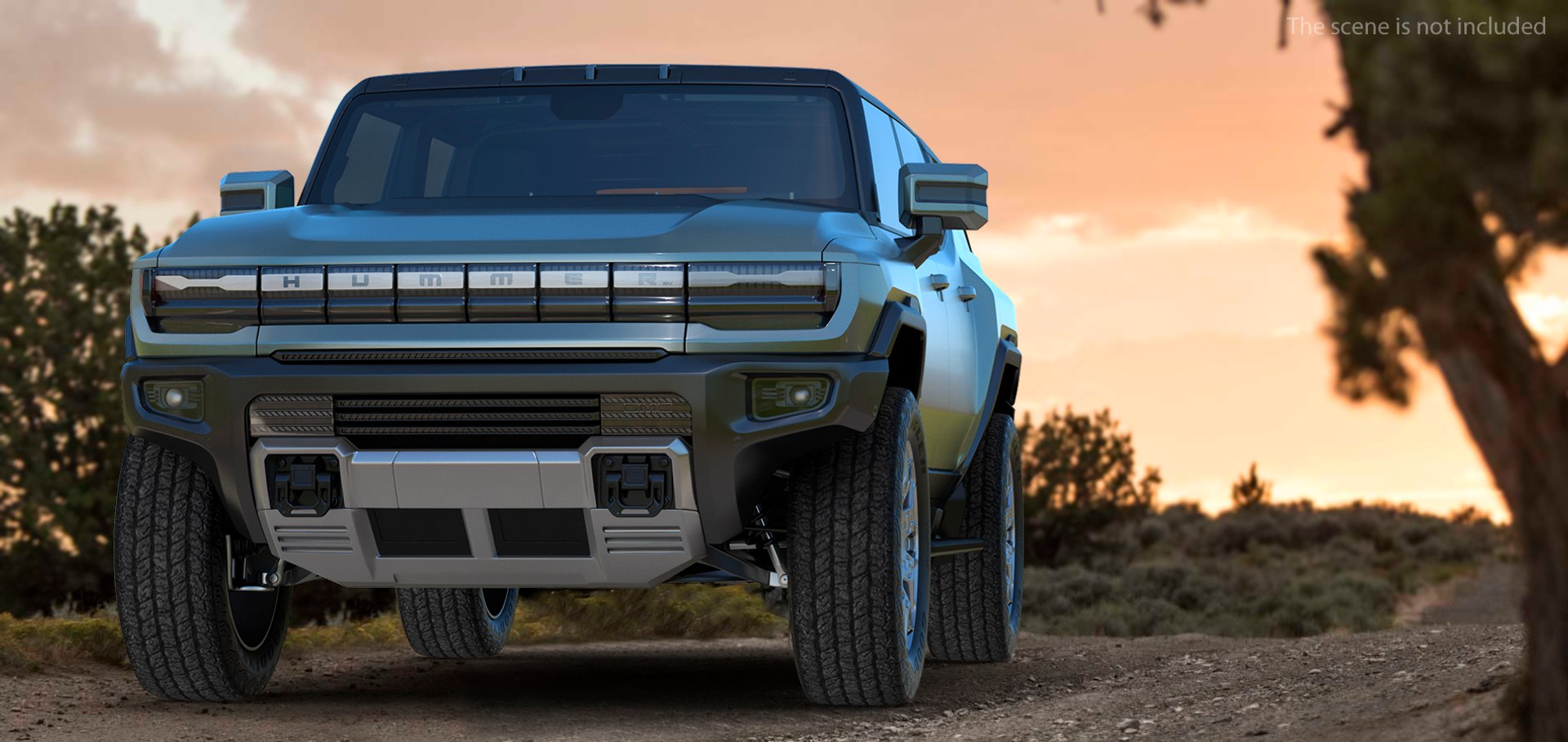 GMC Hummer EV SUV Simple Interior 3D model - TurboSquid 1905371