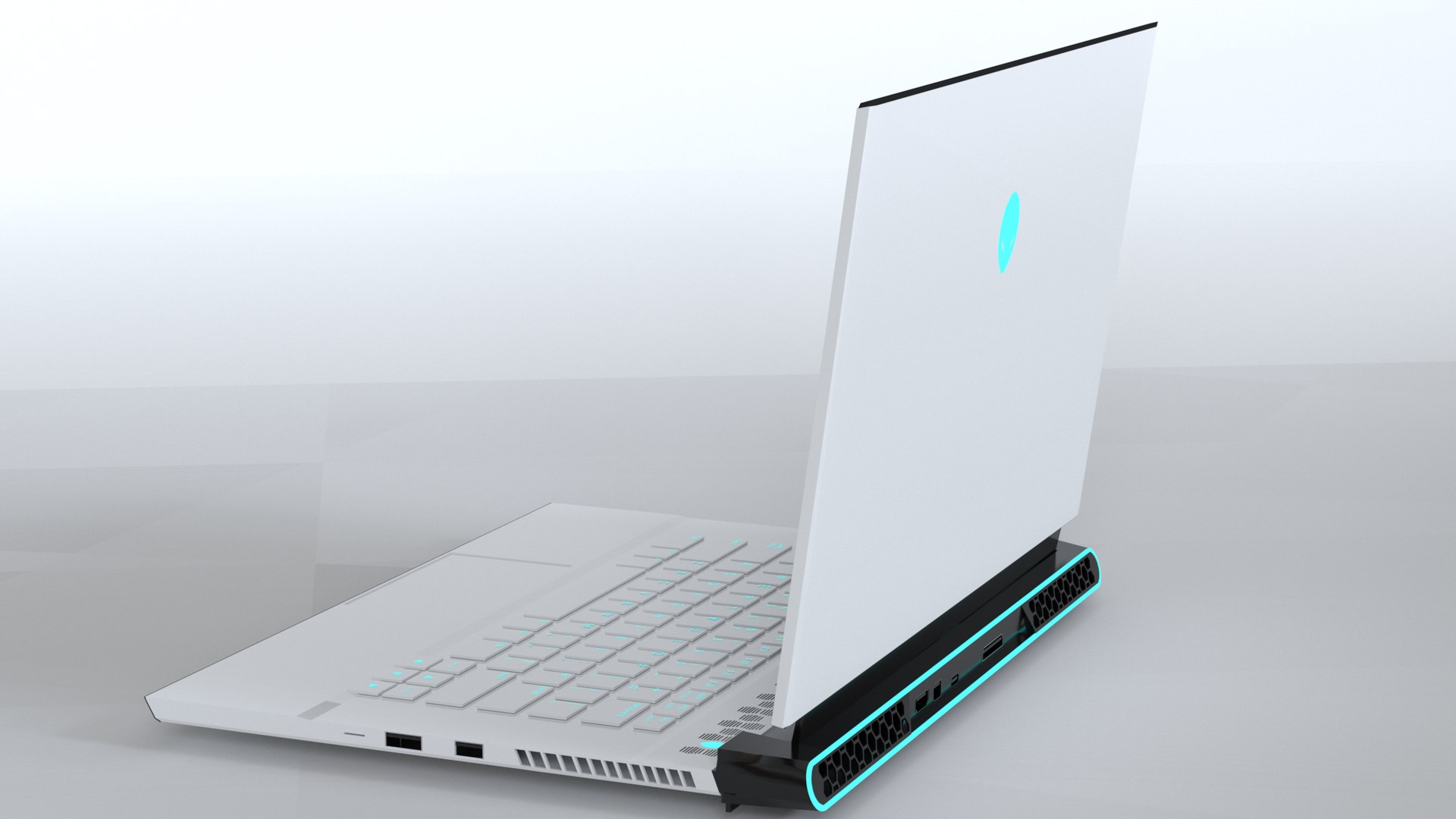 Alienware laptop 3D model - TurboSquid 1706982