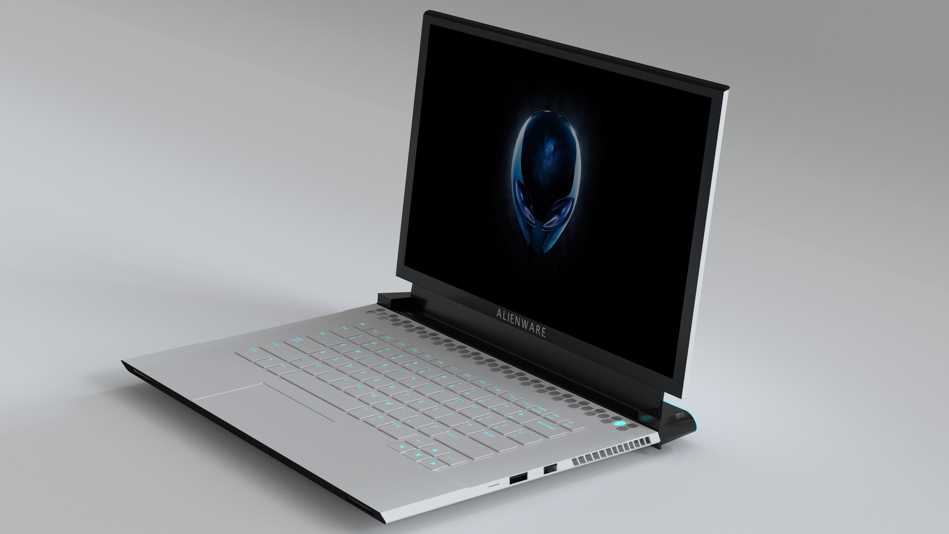 Alienware laptop 3D model - TurboSquid 1706982