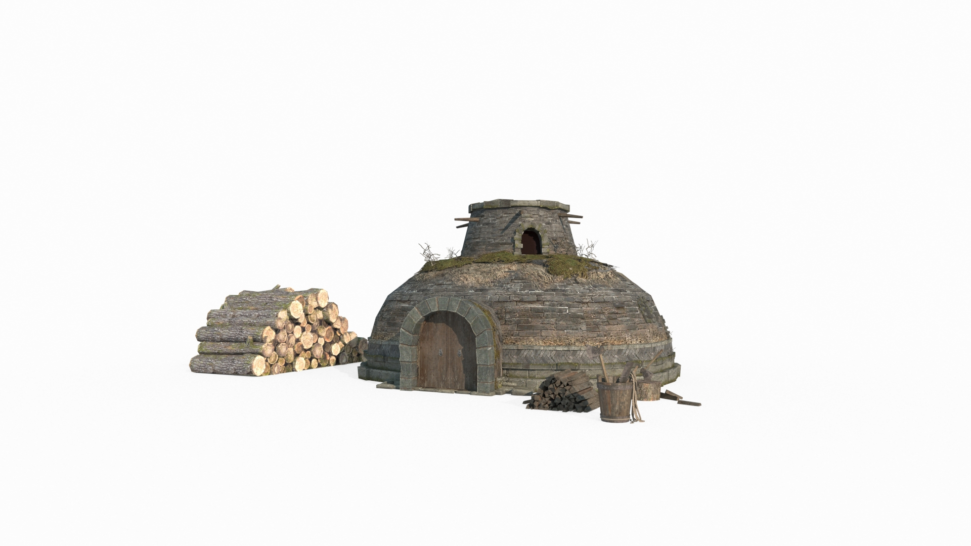 3D Ancient Asian carbon kilns - TurboSquid 2132096