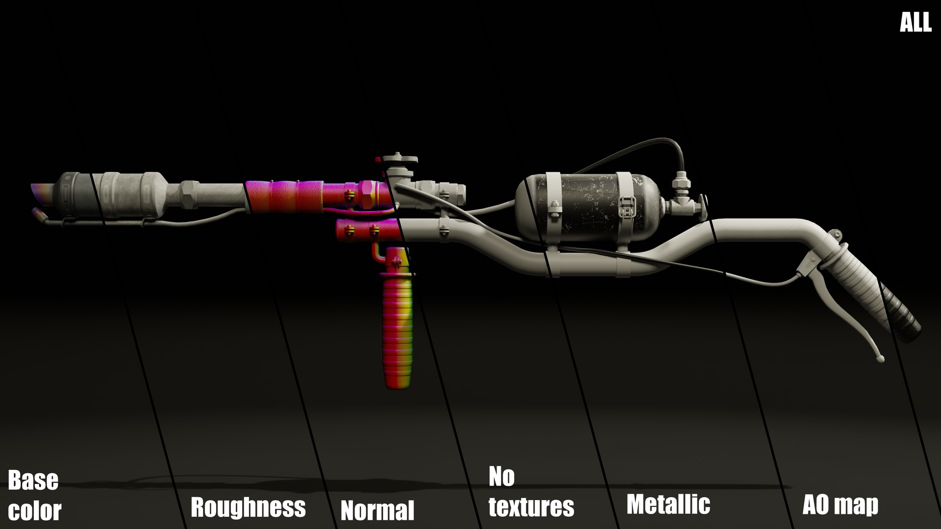 3D Flamethrower model - TurboSquid 2121709