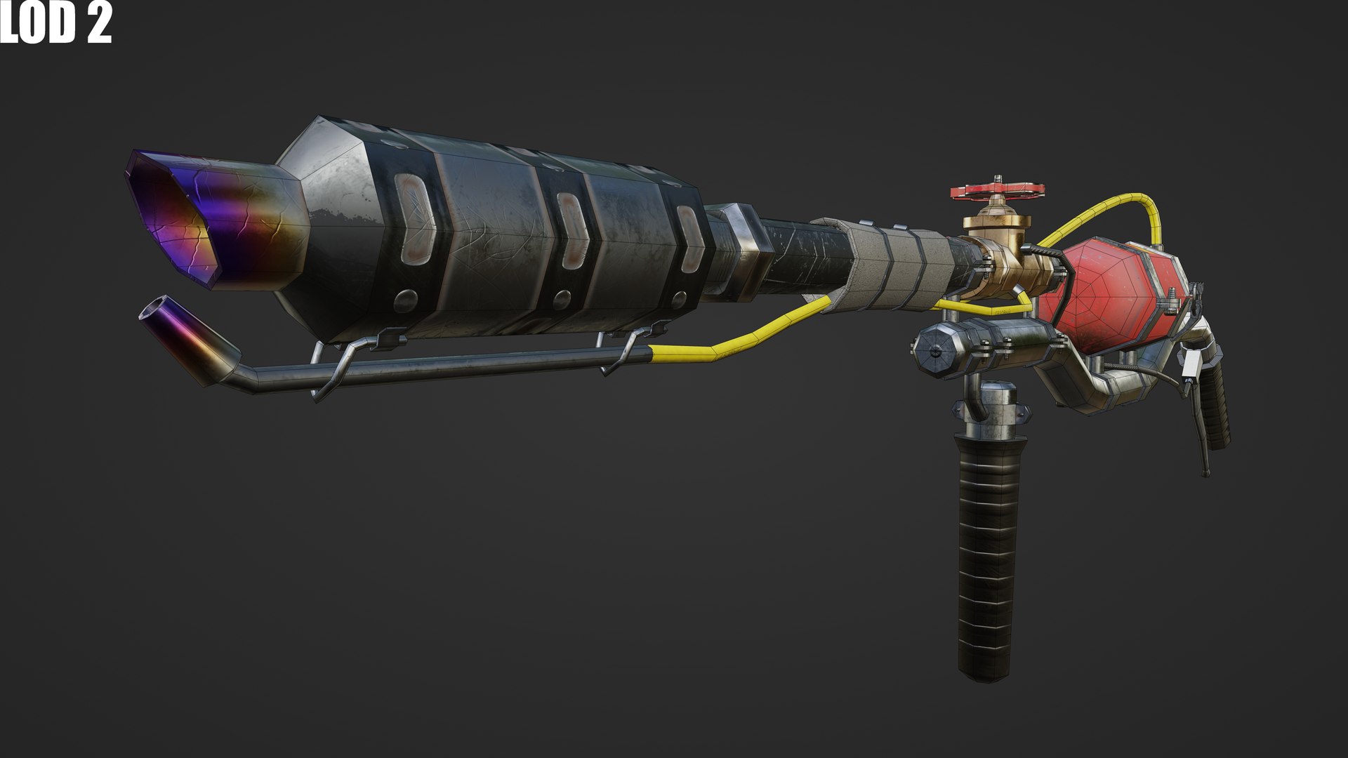 3D Flamethrower Model - TurboSquid 2121709