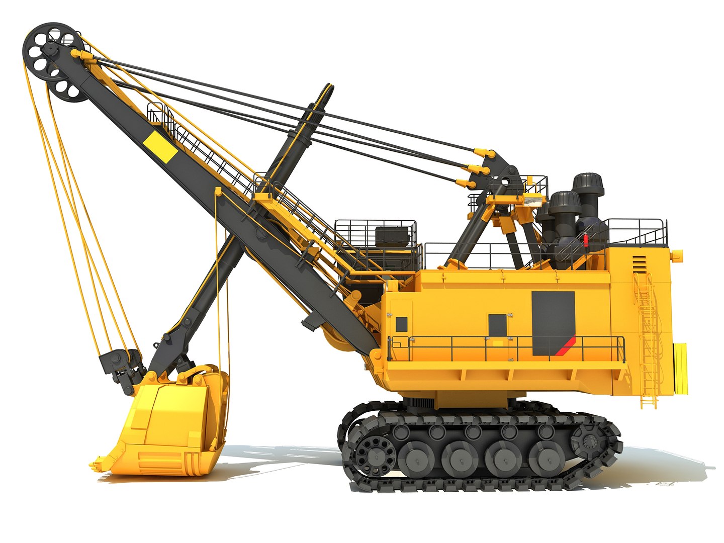 Mining Shovel Model - TurboSquid 1234124