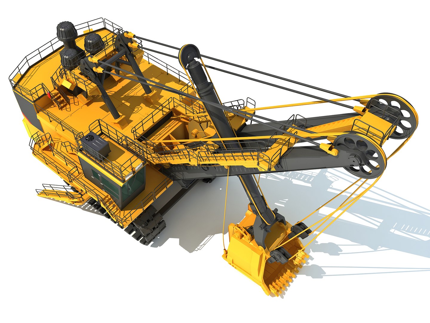 Mining Shovel Model - TurboSquid 1234124