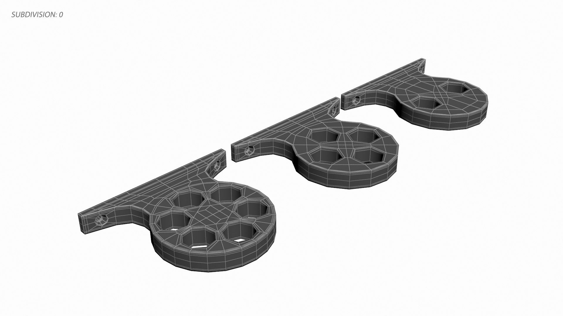 3D Model Wall-Mounted Cable Pipe Routing Bracket - TurboSquid 2503216