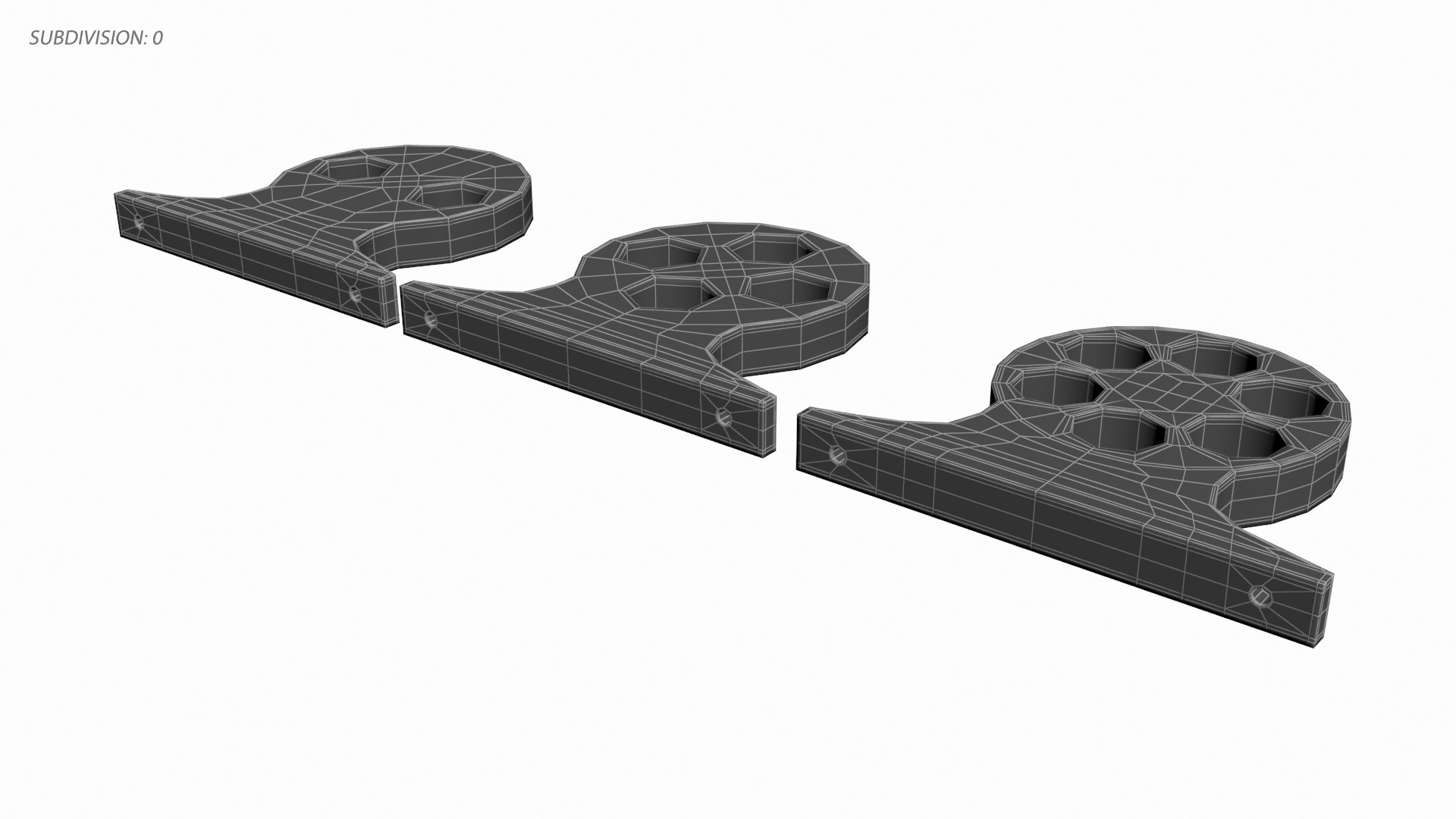3D Model Wall-Mounted Cable Pipe Routing Bracket - TurboSquid 2503216