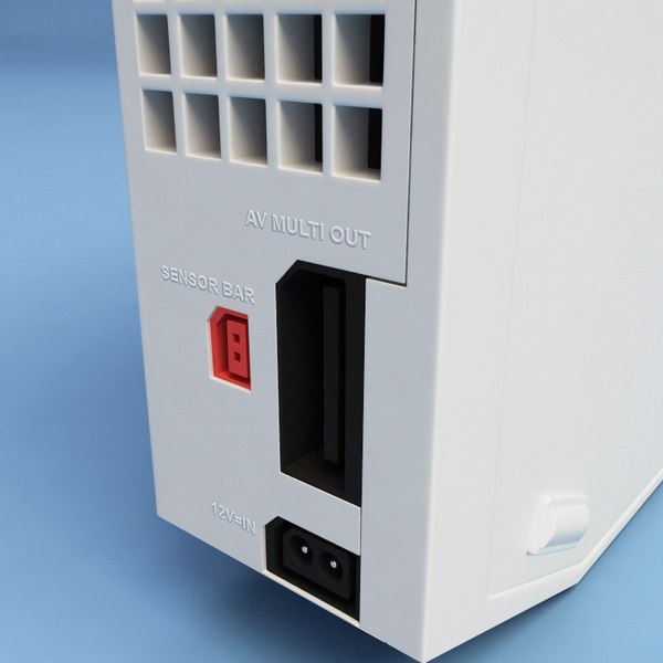 3d model consoles set sony