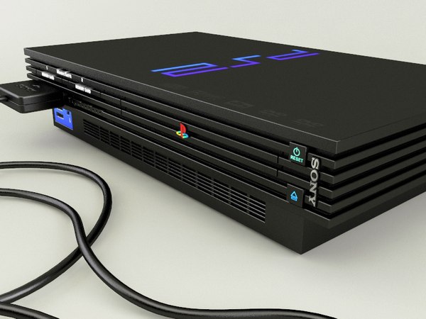 3d model consoles set sony