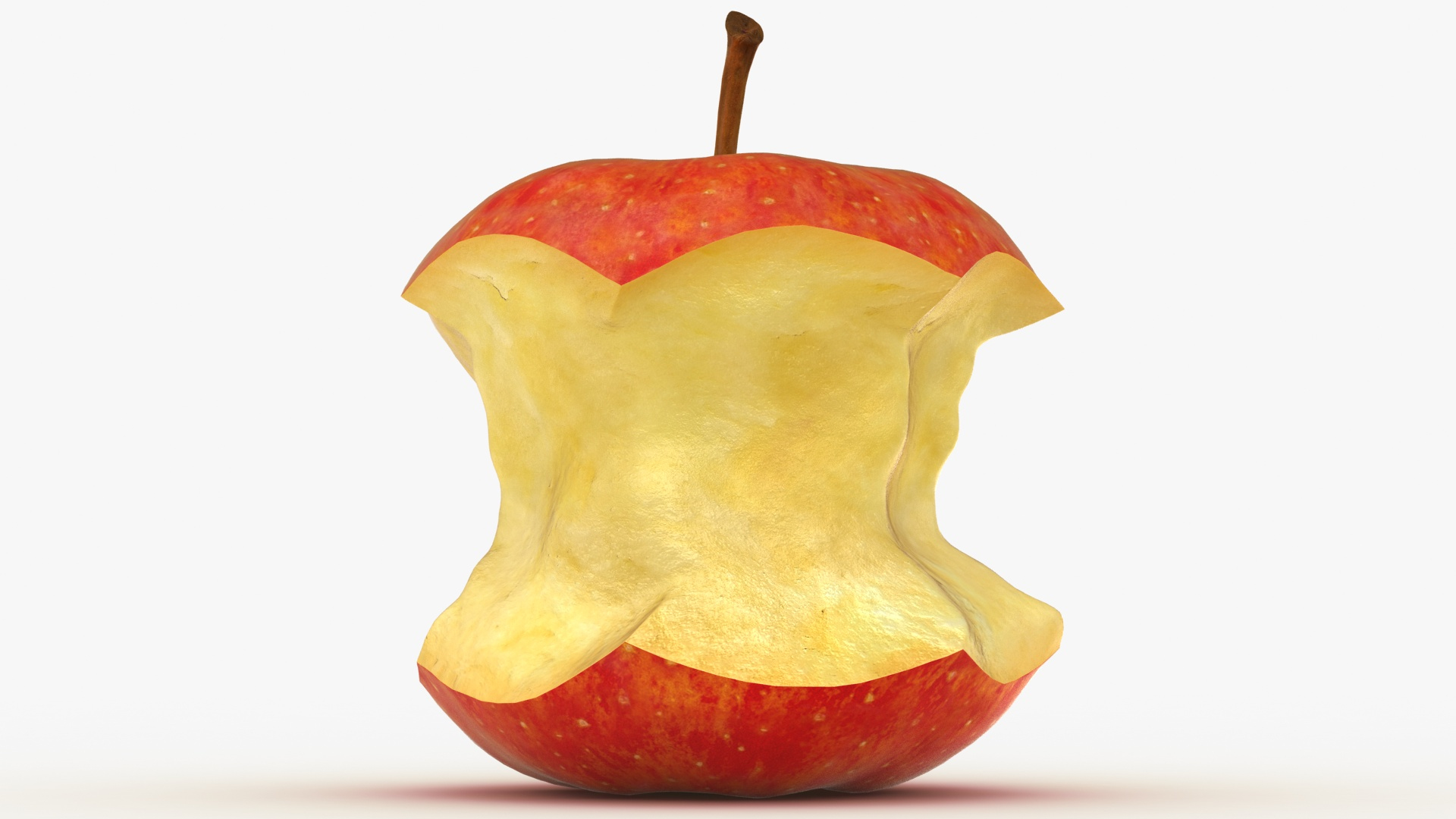 3D Realistic Bitten Apple Model - TurboSquid 1492529