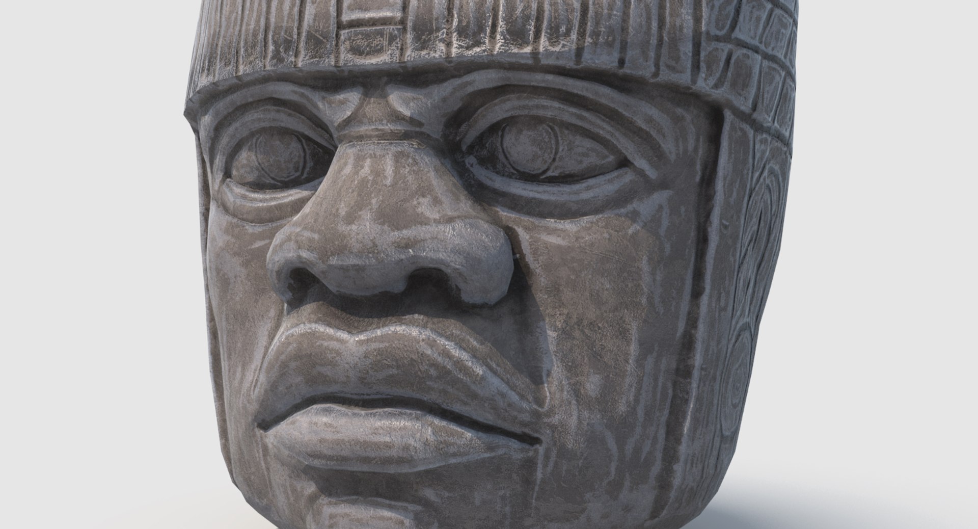 Olmec statue - ready 3D model - TurboSquid 1224791