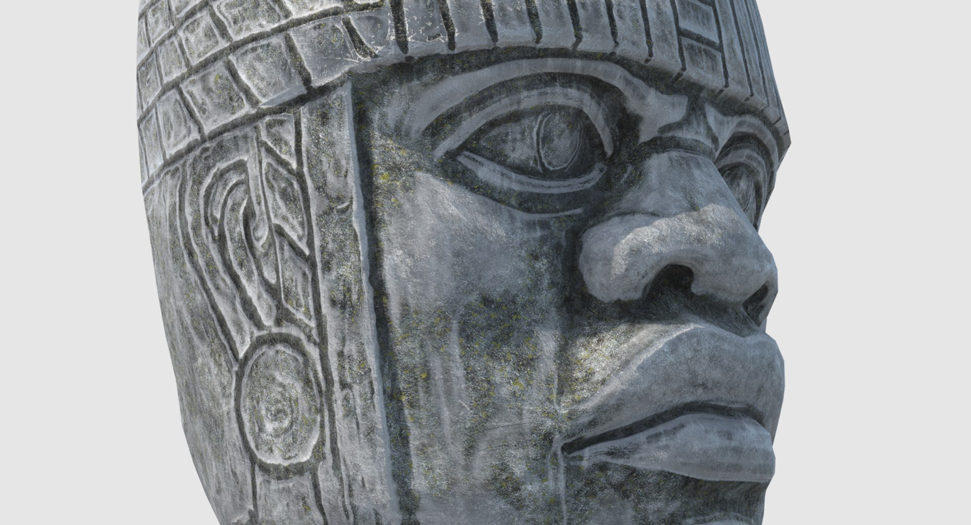 Olmec statue - ready 3D model - TurboSquid 1224791