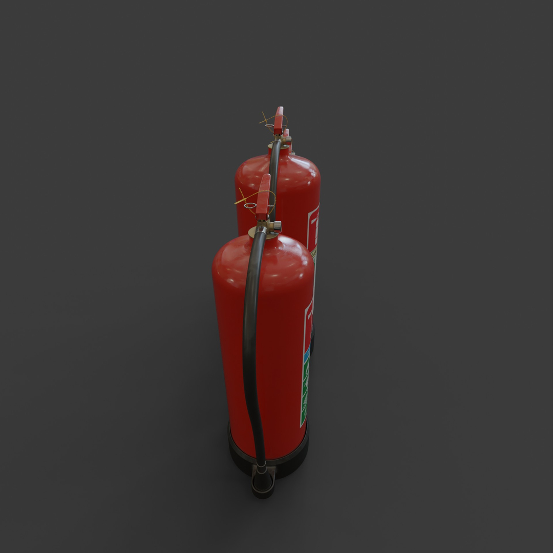 3D Fire Extinguishers PBR - TurboSquid 2364842