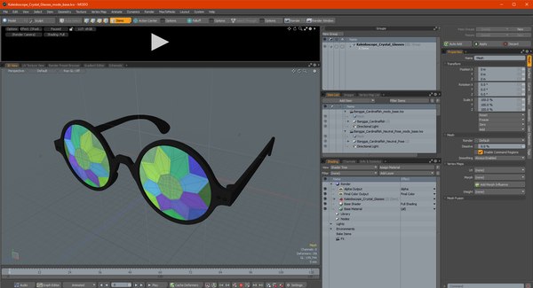3D model crystal glasses - TurboSquid 1711172