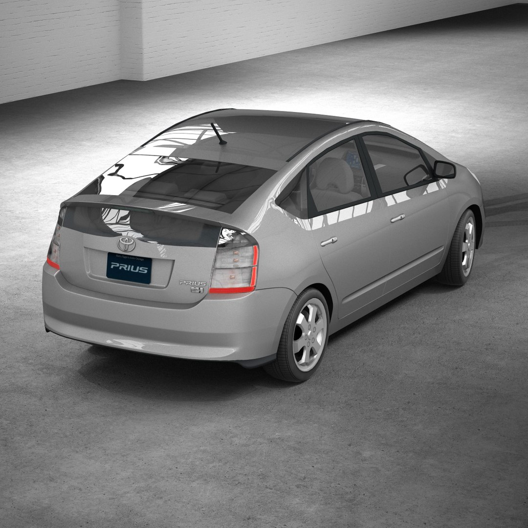 2005 Toyota Prius 3d Model