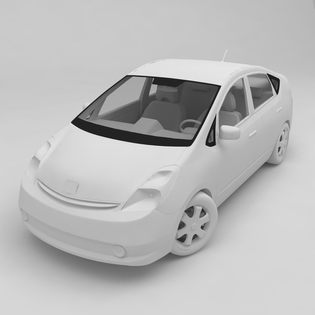 2005 Toyota Prius 3d Model