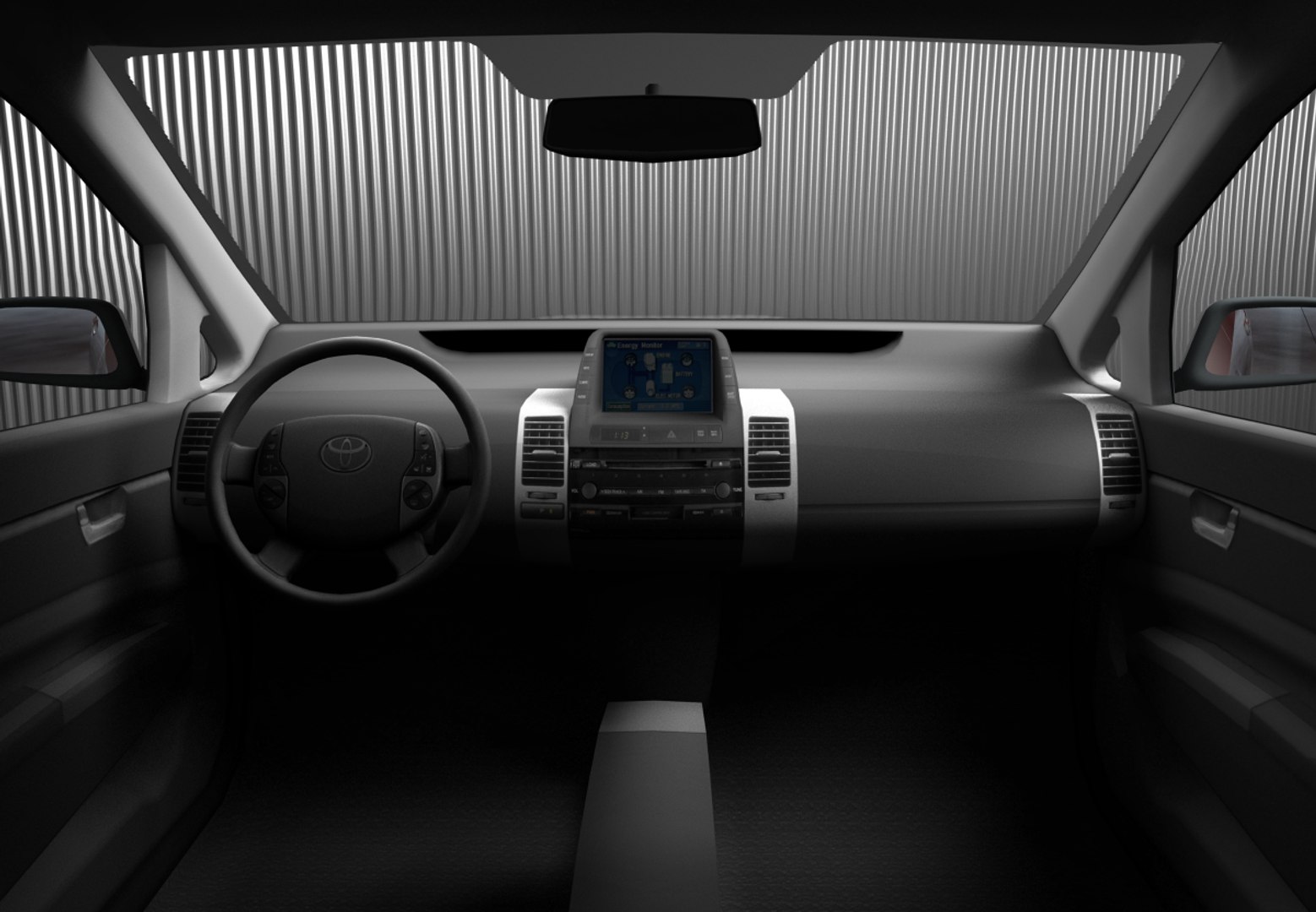 2005 Toyota Prius 3d Model