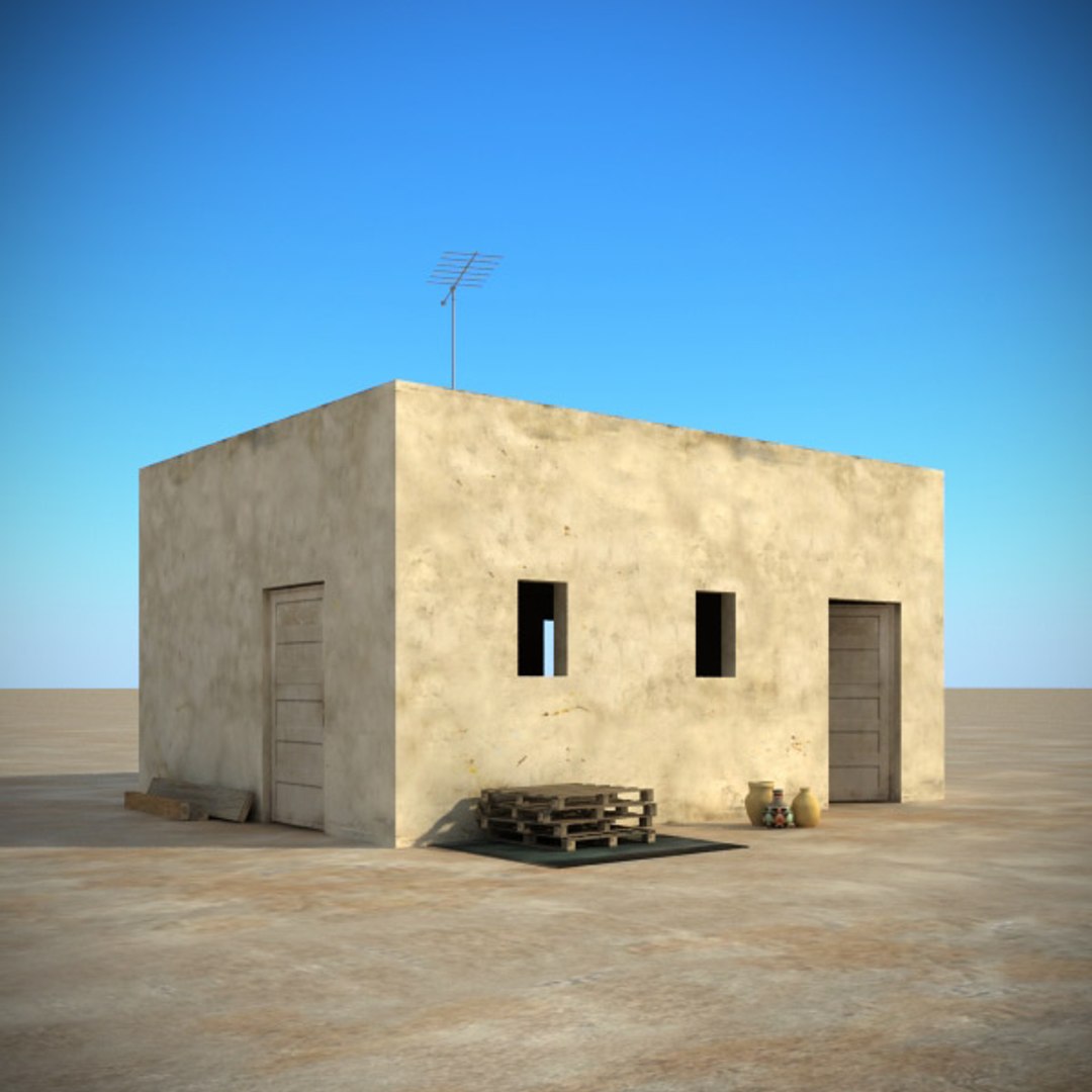 3d arab buildings model