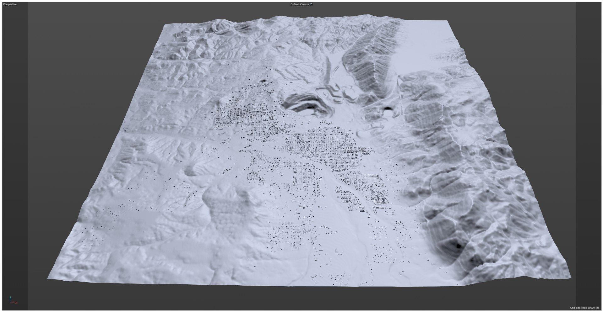 Opencast Mine Silver Bow Creek - Butte Montana USA 3D Model ...