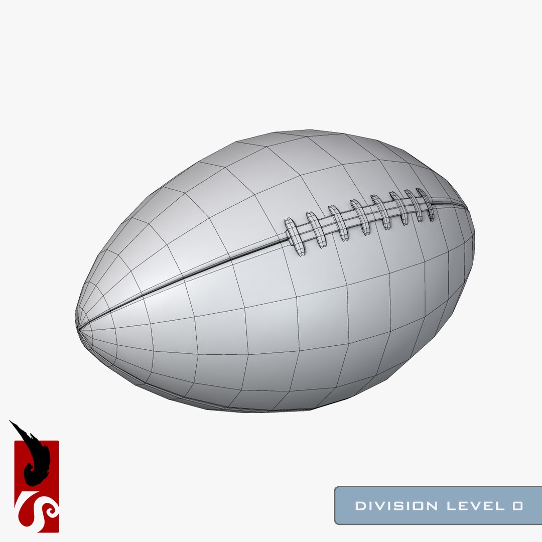 3d model american ball