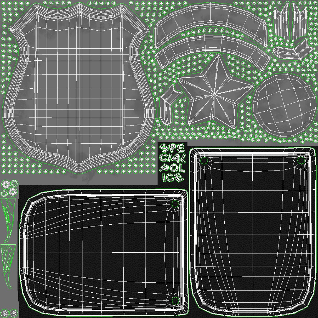 3D Police Badge 01 Model - TurboSquid 1874865