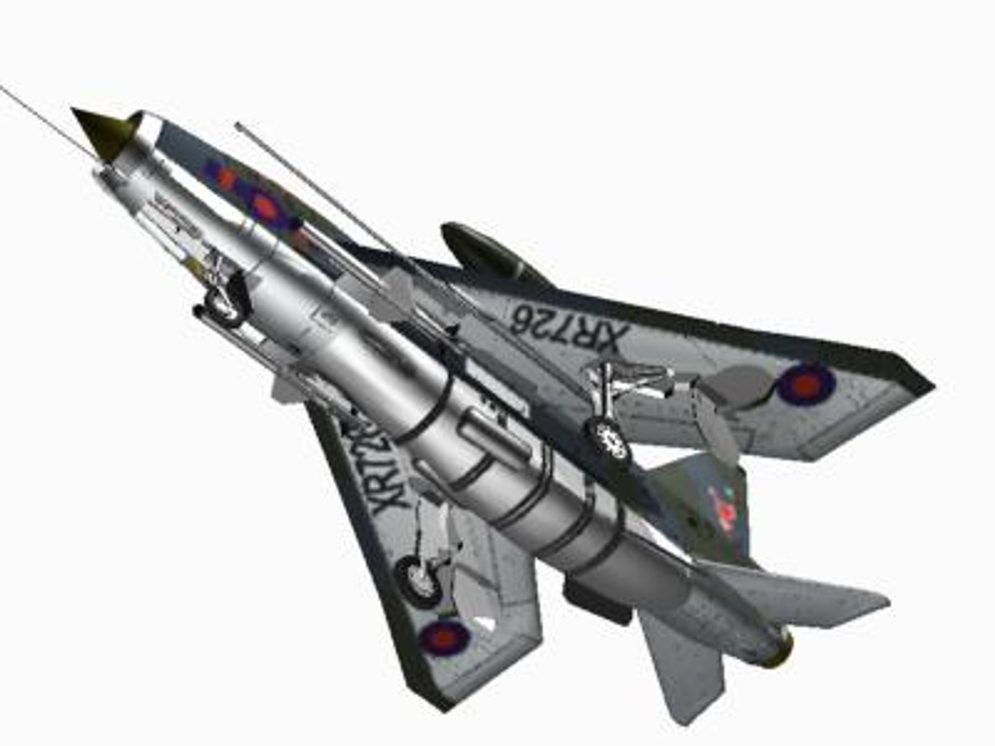 3dsmax English Electric Lightning F6