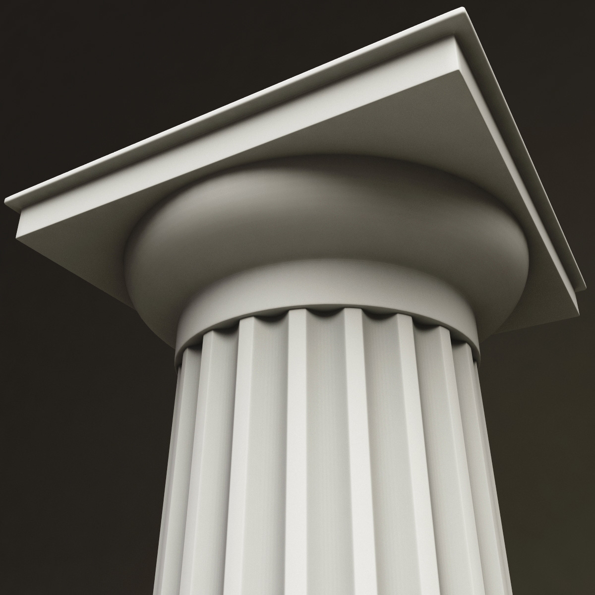 columns set composite 3d model