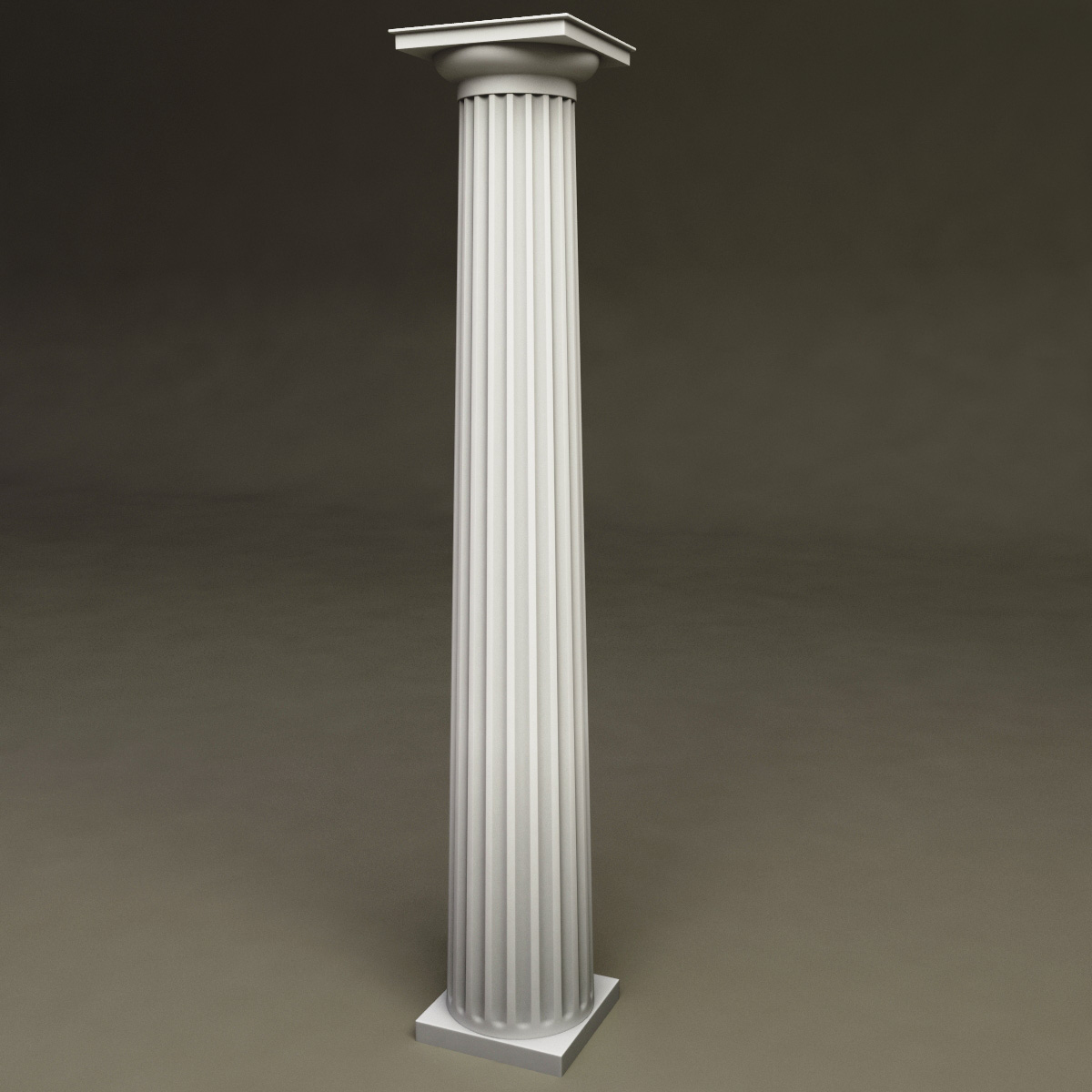 columns set composite 3d model
