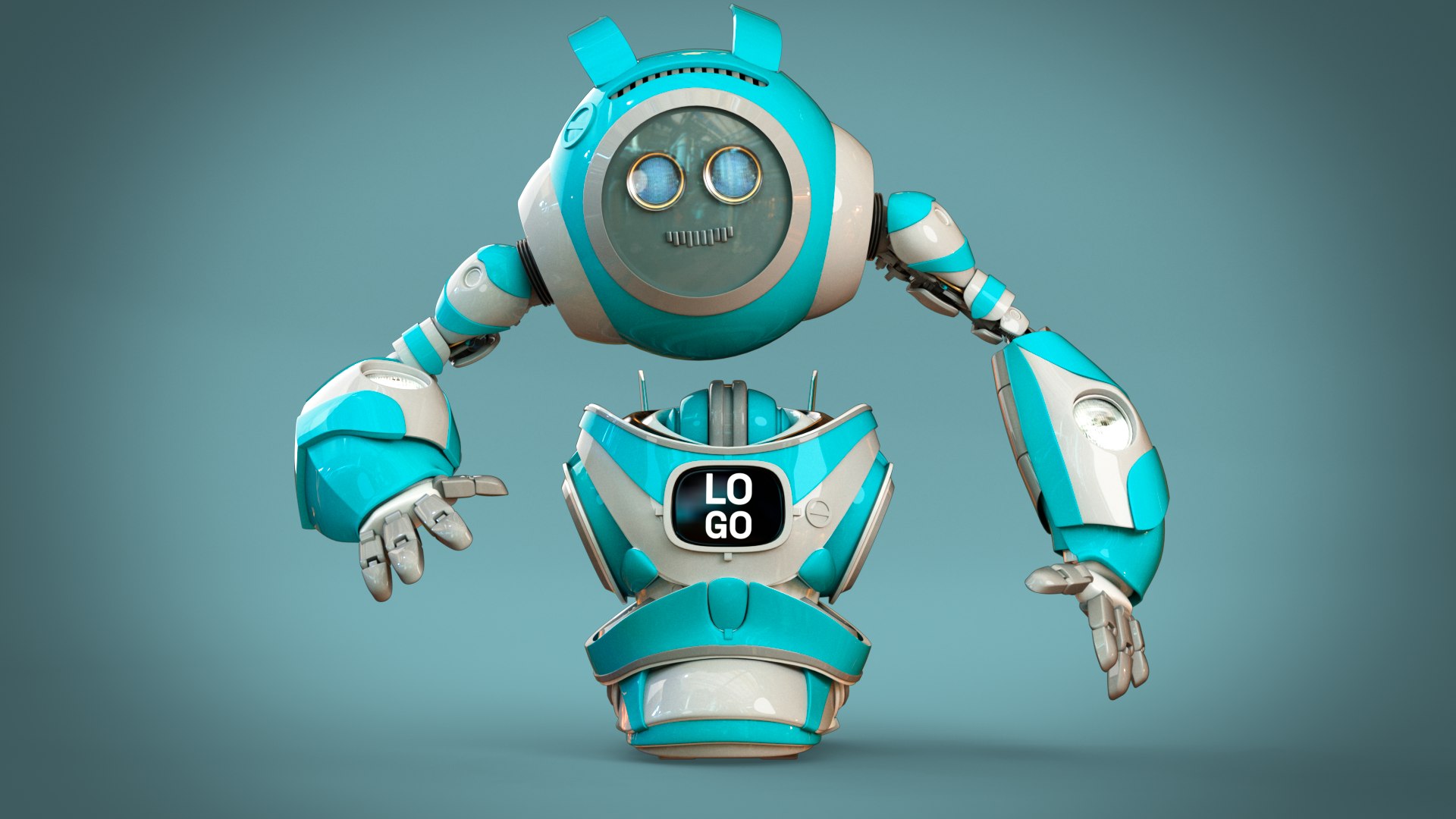3D Robot Ai Virtual Assistant - TurboSquid 2209070
