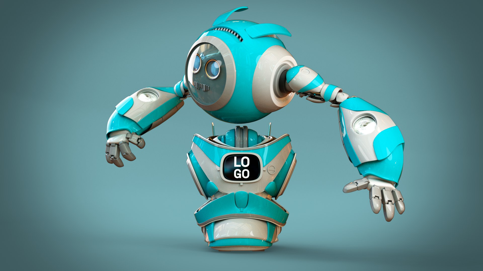 3D Robot Ai Virtual Assistant - TurboSquid 2209070