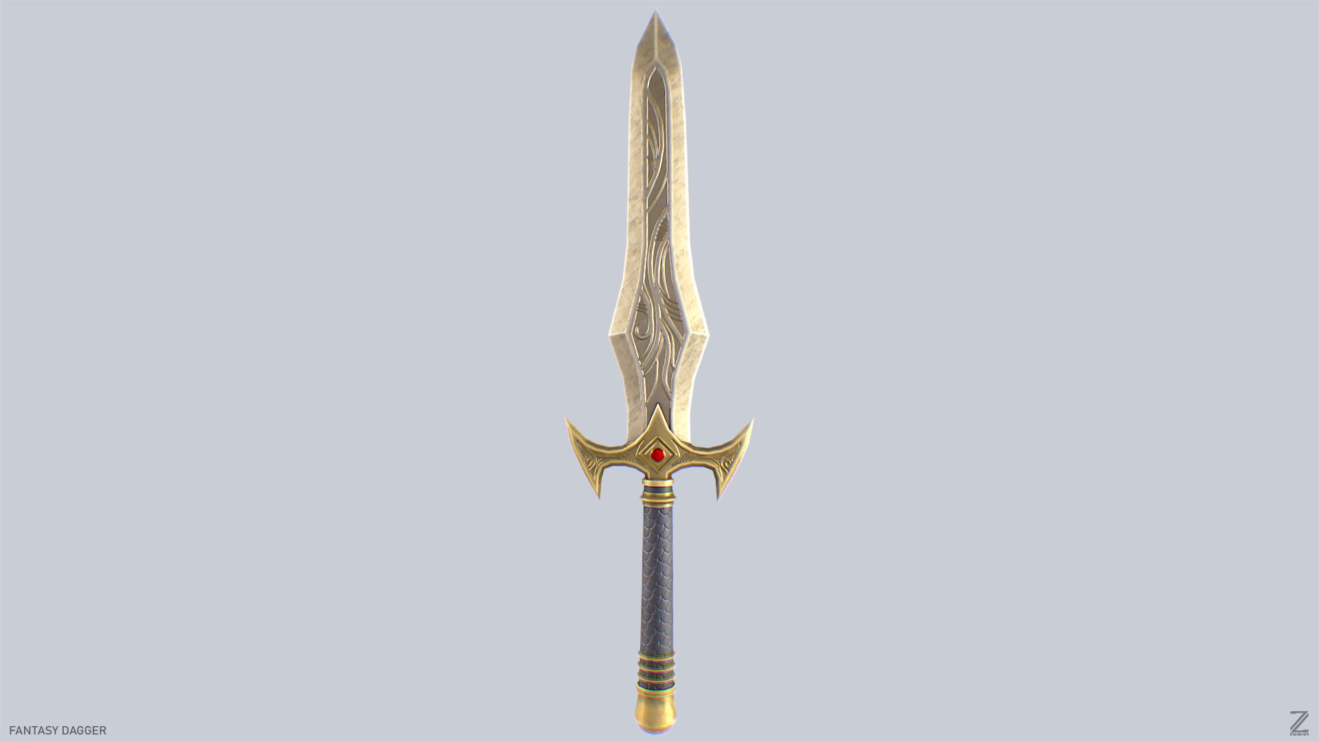 Fantasy Dagger 3D Model - TurboSquid 2231347