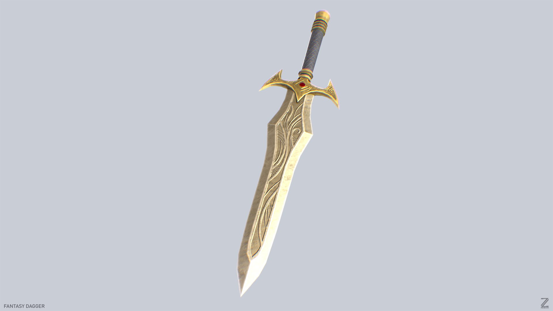 Fantasy Dagger 3D Model - TurboSquid 2231347