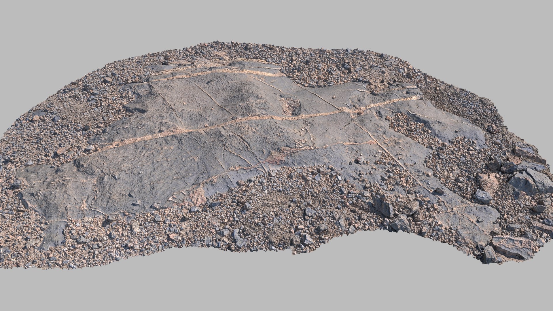 3D Ground Rock 4 Model - TurboSquid 1705579