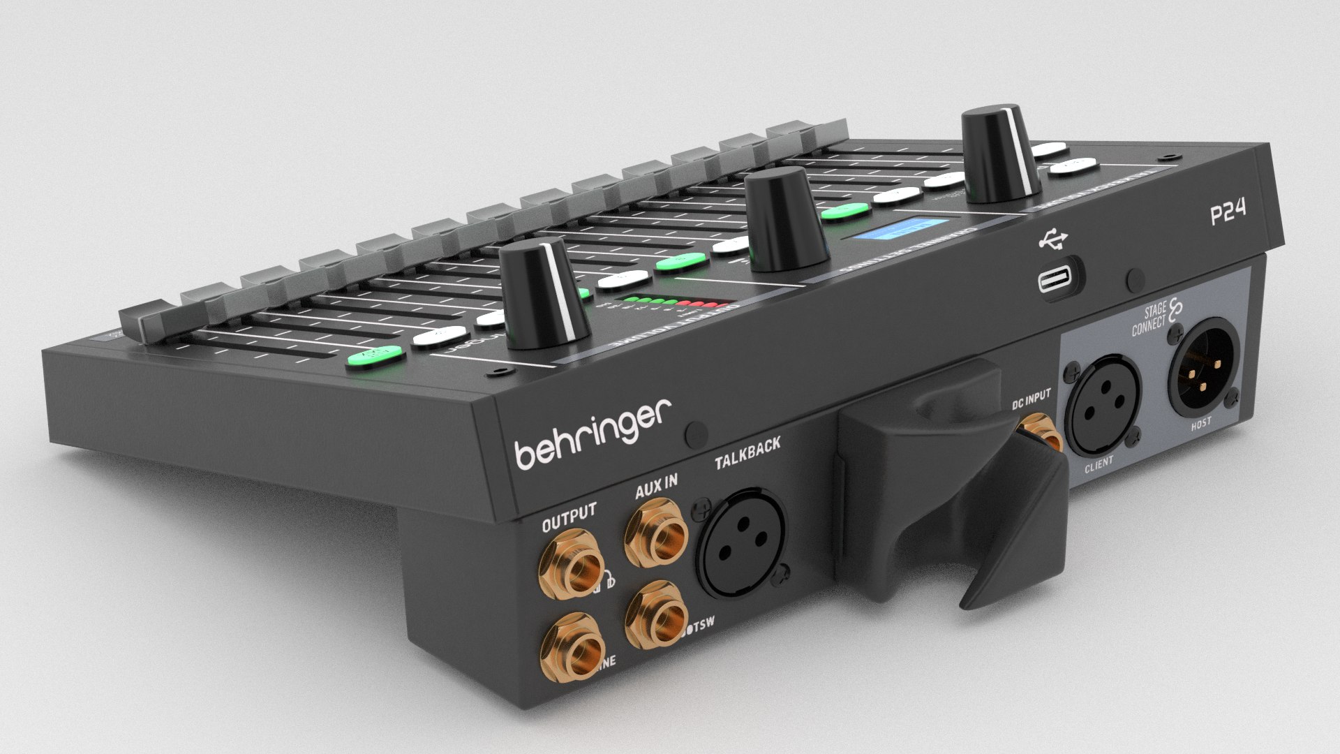 Behringer P24 Personal Monitor Mixer 3D Model 3D Model - TurboSquid 2393039