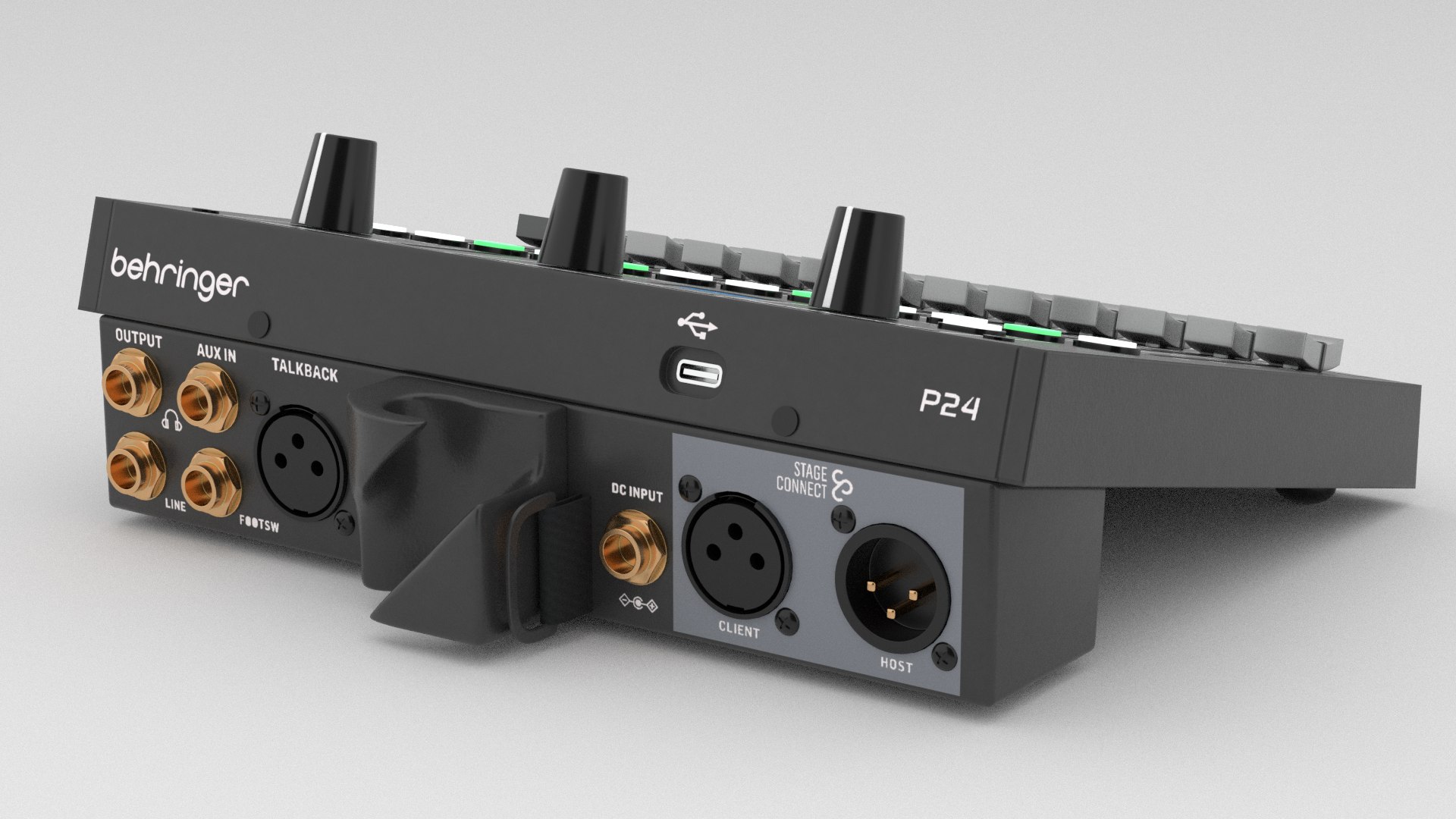 Behringer P24 Personal Monitor Mixer 3D Model 3D Model - TurboSquid 2393039