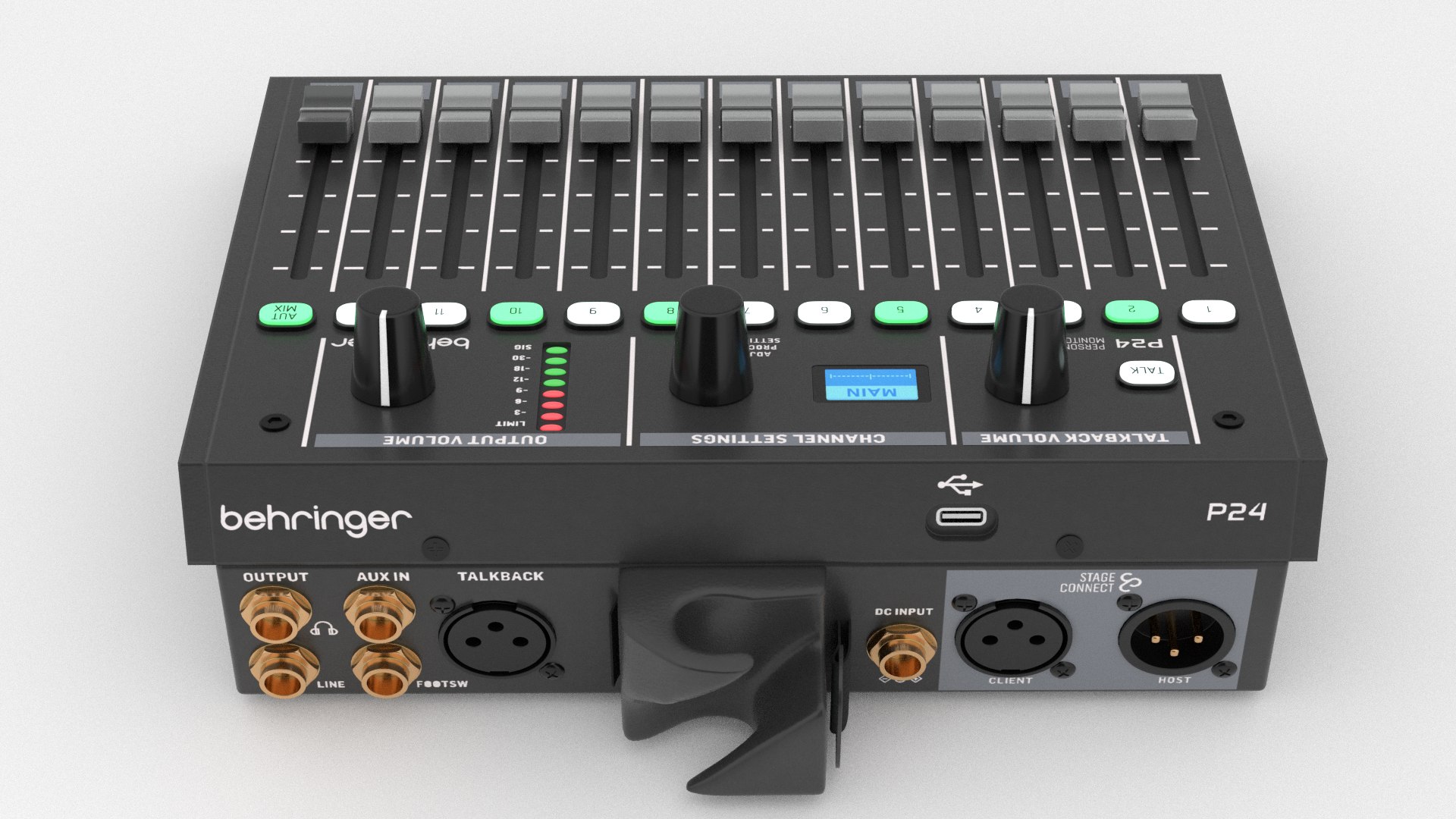 Behringer P24 Personal Monitor Mixer 3D Model 3D Model - TurboSquid 2393039