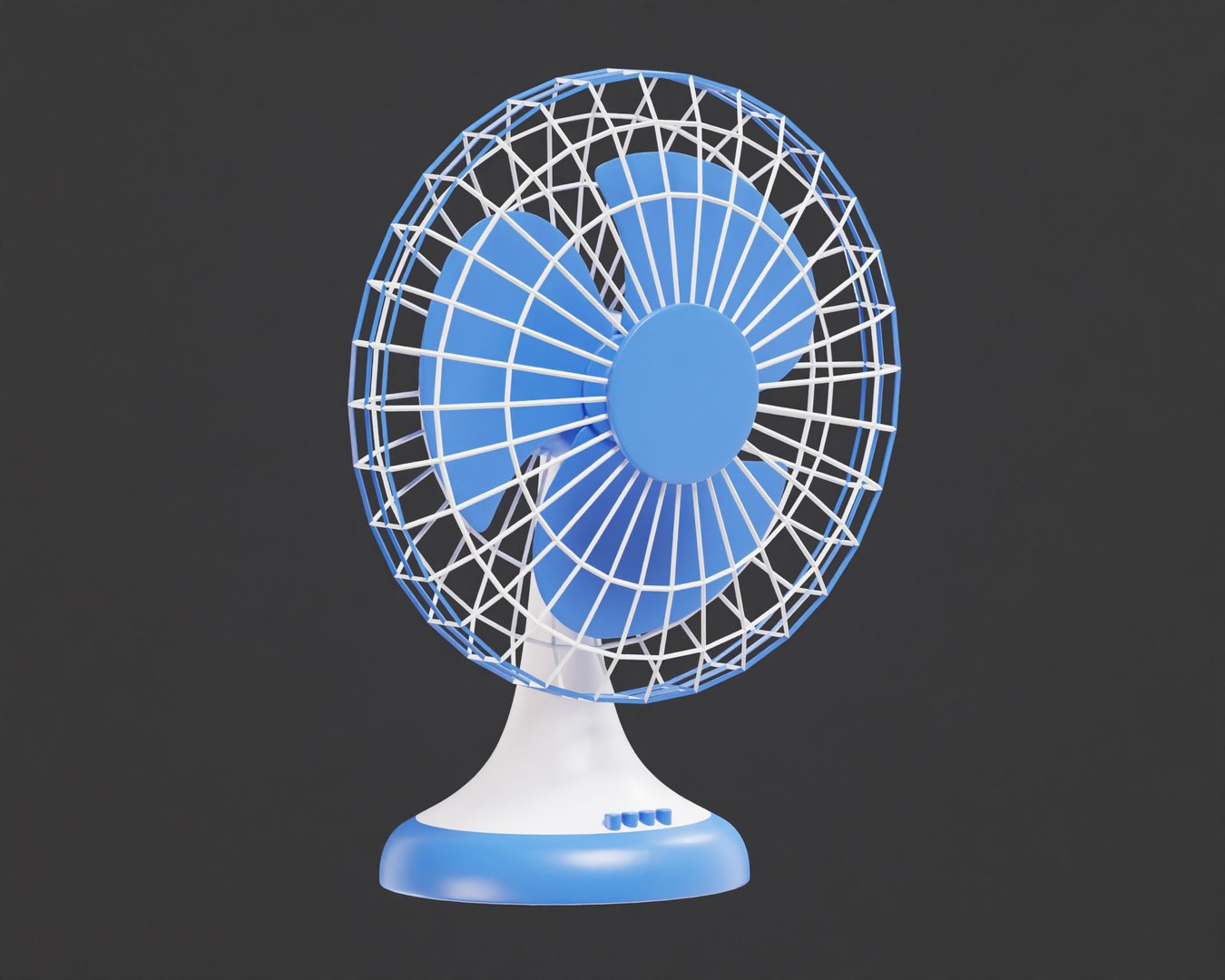 3D Table Fan Model - TurboSquid 2125367