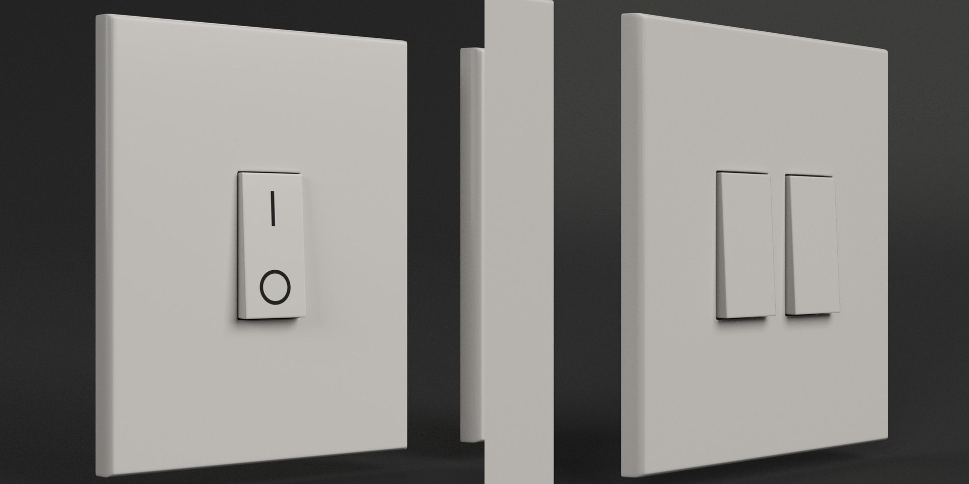 3D Light Switches - TurboSquid 1350322