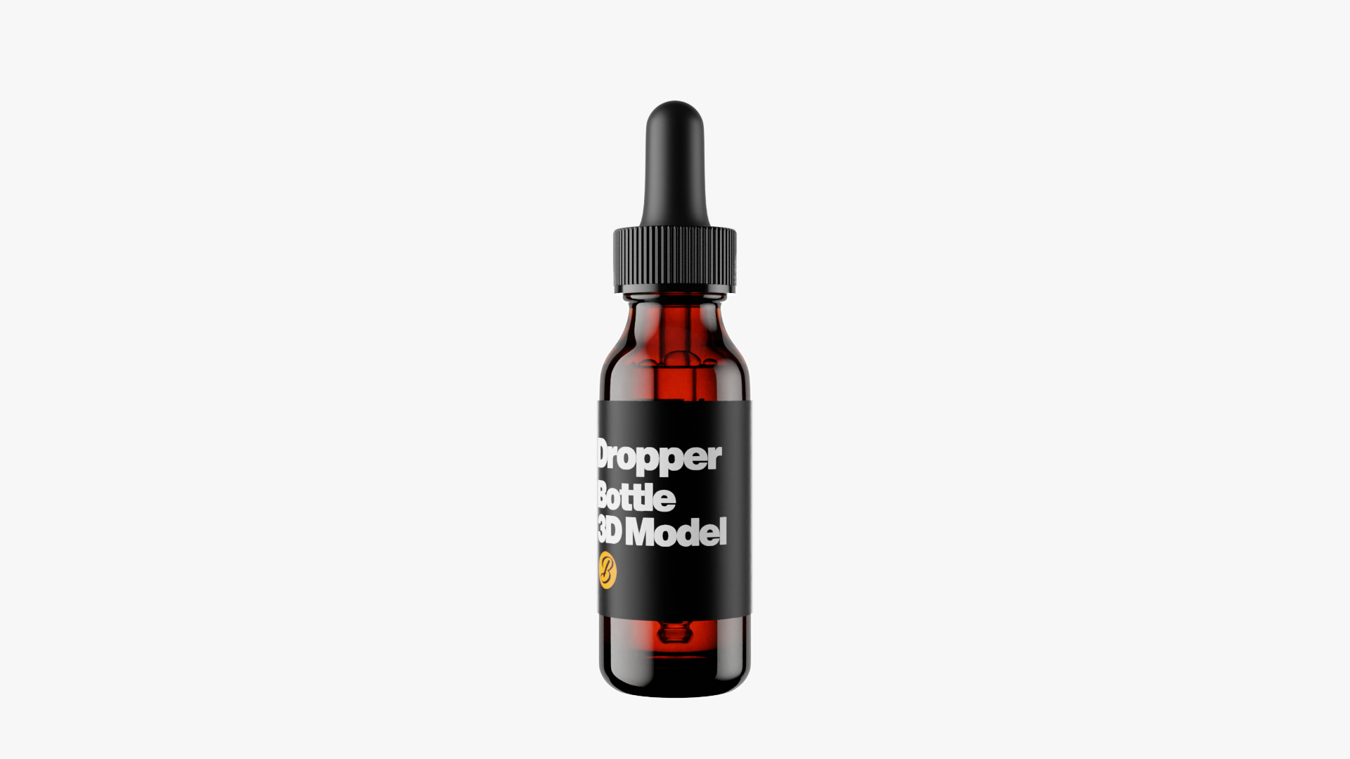 3D Dropper Bottle Model - TurboSquid 1958041