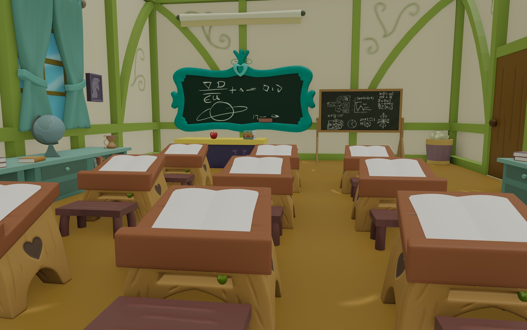 3D Ponyville Schoolhouse model - TurboSquid 1879587