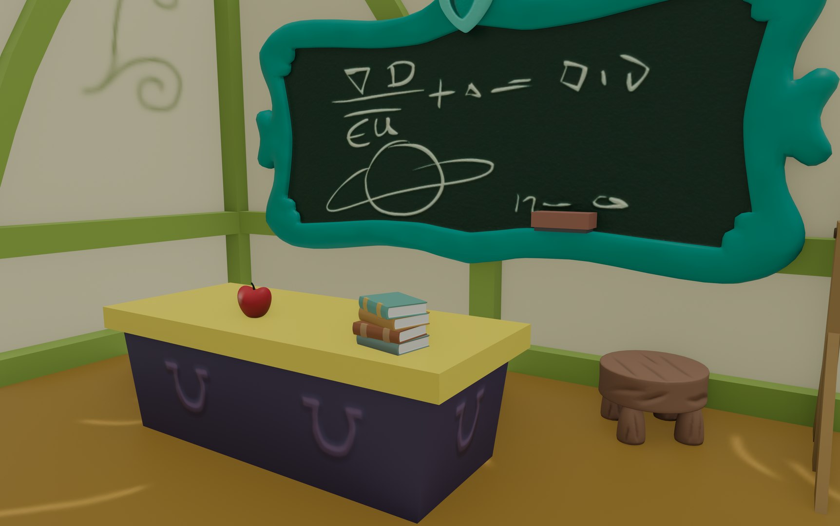 3D Ponyville Schoolhouse model - TurboSquid 1879587