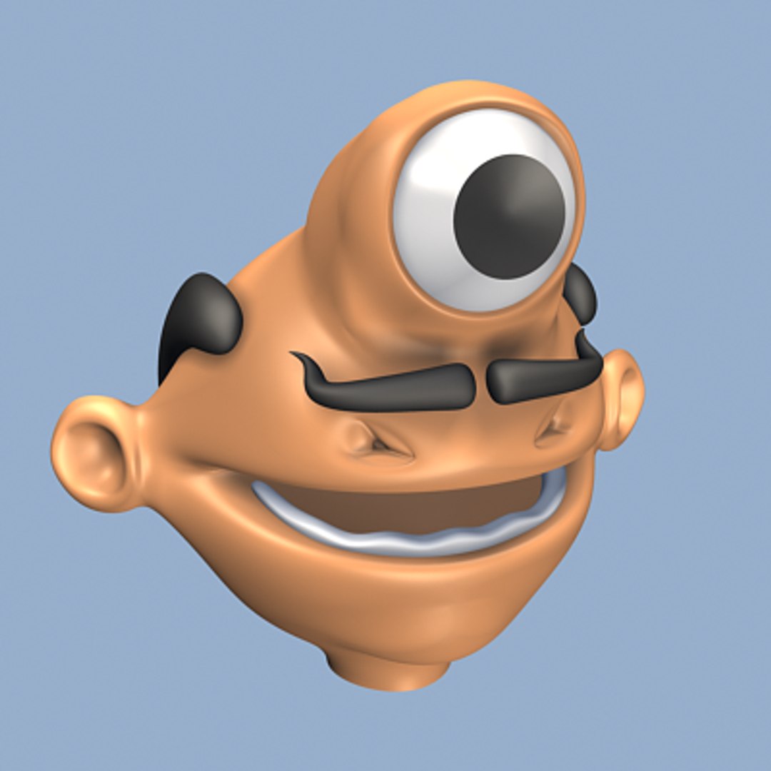 Alien Servant Head 3d Model